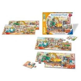 Puzzle Ravensburger "tiptoi Puzzle f&uuml;r kleine Entdecker: Baustelle", bunt, Puzzles, Kinder, Pappe, Made in Europe