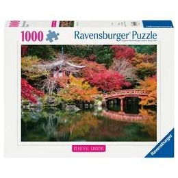 Puzzle Ravensburger "Beautiful Gardens, Daigo-ji, Kyoto, Japan", bunt, Puzzles, KinderB:70cm H:50cm, Pappe, Made in Germany, B:70cm H:50cm