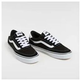 Sneaker Vans "Brooklyn LS", Herren, Gr. 40, ba2, suede, canvas schwarz, wei&szlig;, Leder, Schuhe Sneaker, angelehnt an das Design vom Old Skool