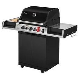 Gasgrill Enders "UNIQ 3 IK CRUSTER", schwarz, B:145cm H:120cm T:65,5cm, Grills, Keramikbrenner sorgt f&uuml;r 800C Infrarot-Oberhitze im Grill
