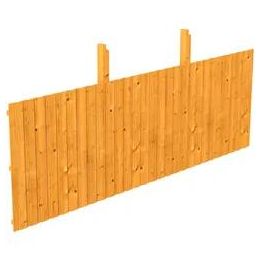 Skan Holz Carport-R&uuml;ckwand SKANHOLZ, braun (eiche hell), B:550cm H:180cm, Holzwerkstoff, Gartenhaus-Seitenw&auml;nde, aus Deckeschalung 20x120mm