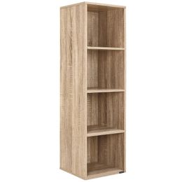 Casaria B&uuml;cherregal Skylar Eiche 106x30x30cm