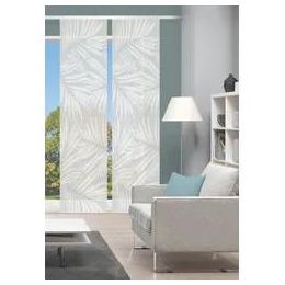 Schiebegardine Vision "PACEY" Gr. 1, grau (taupe), B:60cm H:260cm, Polyester, Gardinen, SET,SCHIEBEVORHANG,BAMBUS,DIGITALDRUCK