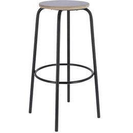 Barhocker PARIS, Sitzh&ouml;he 750 mm, schwarz kaiserkraft