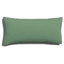 Kissenbezug Schlafgut "EASY JERSEY Kissenh&uuml;lle 100% Baumwolle, weicher Edel-Jersey, b&uuml;gelfrei", gr&uuml;n (gr&uuml;n mid), B:40cm L:80cm, Jersey, Obermaterial: 100% Baumwolle, Kissenbez&uuml;ge, Kissenbezug, mit farblich angepasstem Rei&szlig;verschluss, pflegeleicht, formstabil