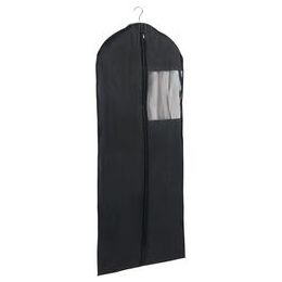 Kleidersack Wenko "Modell Deep Black", schwarz, B/H/L: 60cm x 150cm, Kleiders&auml;cke, 60 x 150 cm, abwaschbar, mit Rei&szlig;verschluss & Sichtfenster