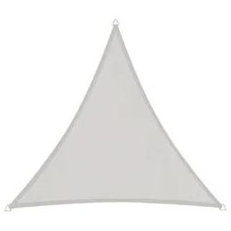 Sonnensegel Windhager "Cannes Dreieck", grau, B:300cm T:300cm, Polyester, Sonnensegel, 3x3x3m, grau