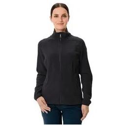 Fleecepullover Vaude "WOMEN'S ROSEMOOR FLEECE JACKET II", Damen, Gr. 48, schwarz, Fleece, Obermaterial: 100% Polyester, ohne Ausschnitt, B&uuml;ndchen, Sweatshirts Fleecepullover, mit Logopr&auml;gung, mit Polartec Technologie, hochschlie&szlig;ender Kragen
