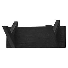 Garderobenpaneel MCA furniture "BANTRY Garderobenpaneel W5-30", schwarz, B:30cm H:13cm T:12cm, Massivholz, Garderobenpaneele, Garderobenpaneel