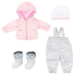 Puppenkleidung BAYER "Regen-Set grau/rosa", grau (grau, rosa), Puppenkleidung, Kinder