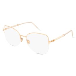 Tod's Tod's TO5264 Brille Unisex | Fassung: Vollrand, Cat Eye, Gold Wei&szlig;