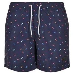 Badeshorts Urban Classics "Urban Classics Herren Pattern Swim Shorts", Herren, Gr. L, US-Gr&ouml;&szlig;en, sunglasses aop, 100% Polyester, Badehosen Badeshorts