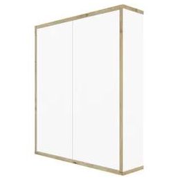 H&auml;ngeschrank Welltime "Morena", wei&szlig; mit artisan eiche, B:60cm H:70cm T:15cm, ABS-Kunststoff, Holzwerkstoff, Schr&auml;nke, H&auml;ngeschrank