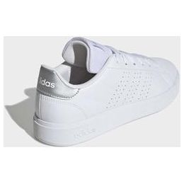 Sneaker Adidas SPORTSWEAR, Damen, Gr. 39, ftwwht, ftwwht, silvmt, Synthetik, Textil, Schuhe Sneaker, inspiriert vom Design des Adidas stan smith