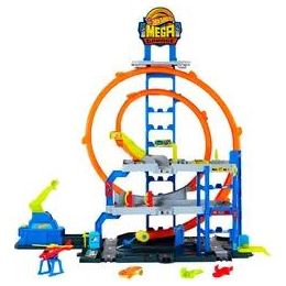 Hotwheels Spiel-Parkgarage HOT WHEELS "City Mega Looping Garage", bunt, Fahrzeug-Spielwelten, KinderB:81cm H:66cm T:32cm, Kunststoff, Metall, B:81cm H:66cm T:32cm