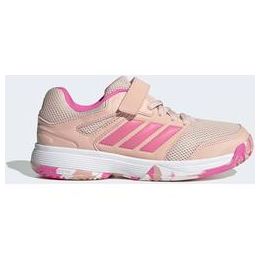 Hallenschuh Adidas PERFORMANCE "SPEEDCOURT INDOOR KIDS", M&auml;dchen, Gr. 37, blush pink, lucid pink, ftwr wei&szlig;, Synthetik, Textil, Schuhe Hallenschuh, geeignet f&uuml;r jeden Hallensport, Indoorschuhe f&uuml;r Kinder & Jugendliche
