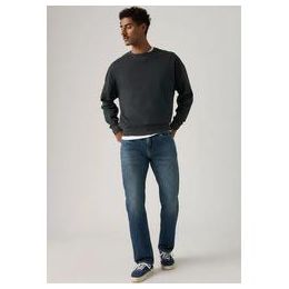 Levi's Straight-Jeans LEVI'S "505", Herren, Gr. 36, L&auml;nge 34, river bank cool, Denim/Jeans, Obermaterial: 99% Baumwolle, 1% Elasthan, unifarben, regular fit lang, Jeans Straight-Jeans, REGULAR
