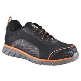 Sicherheitsschuh SAFETY JOGGER WORKS "Ligero 2 Low" Gr. 44, schwarz (schwarz, orange), 44, Obermaterial: 100% Synthetik synthetic., Schuhe