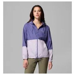 Windbreaker Columbia, Damen, Gr. XXL (54/56), lila (stormwatch, lavender pearl), Web, Obermaterial: 100% Polyester, mehrfarbig, Basic h&uuml;ftbedeckend, elastischer Bund, Jacken Windbreaker, f&uuml;r Wandern, Trekking und Laufen, mit Kapuze und Kordelzug