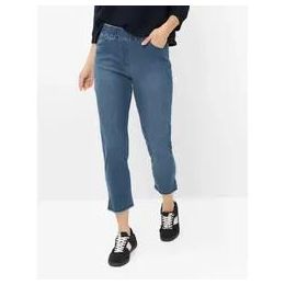 Bequeme Jeans RAPHAELA BY Brax "Style CAVINA FRINGE", Damen, Gr. 44, Normalgr&ouml;&szlig;en, jeans, Denim/Jeans, 50% Baumwolle, 40% Lyocell, 7% Elastomultiester, 3% Elasthan, Jeans
