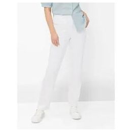 Bequeme Jeans RAPHAELA BY Brax "Style CARINA FUN", Herren, Gr. 44K (22), Kurzgr&ouml;&szlig;en, wei&szlig;, Denim/Jeans, 54% Baumwolle, 37% Lyocell, 6% Elastomultiester, 3% Elasthan, Jeans
