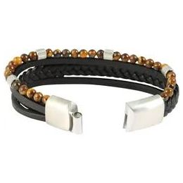 Adelia&acute;s Armband ADELIA ́S "Herren Armband &ndash; Lederarmband aus Leder 17 cm", schwarz, Armb&auml;nder, Herren, 17cm, Leder, Armband, Sch&ouml;ne Geschenkidee zum Valentinstag