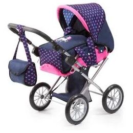 BAYER DESIGN Kombi-Puppenwagen BAYER "City Star Einhorn", bunt (blau, pink), Puppenwagen, KinderB:37cm H:65cm T:73cm, Kunststoff, Metall, B:37cm H:65cm T:73cm