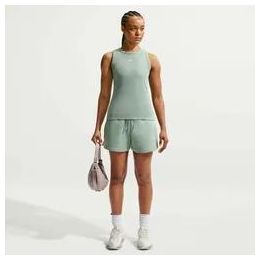 Tanktop Nike SPORTSWEAR "W NSW RIB TIGHT TANK", Damen, Gr. XL, steam, wei&szlig;, Obermaterial: 94% Baumwolle, 6% Elasthan, normal, Rundhals, Tops Tanktop, sportlicher Stil, f&uuml;r sportliche Aktivit&auml;ten, mit Rundhalsausschnitt