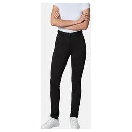 Stoffhose PEAK TIME "Aurele", Damen, Gr. 27, L&auml;nge 30, void schwarz, Stoff, Material: 58% Baumwolle, 35% Nylon, 7% Elasthan, slim fit lang, Hosen Stoffhose, Lange Chino-Hose mit Bio-Baumwolle