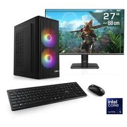 CSL Gaming-PC-Komplettsystem "Spectrum V25257W", Energieeffizienz: E (A-G), schwarz, Microsoft Windows 11 Home (64 Bit), 32 GB RAM 1.000 GB SSD, Computer_Komplettsysteme