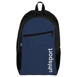 Rucksack Uhlsport "Rucksack Essential Junior", Herren, Gr. NOSIZE, blau (marine, schwarz, wei&szlig;), Obermaterial: 90% Polyester Pol. recyc.. 10% Polyurethan PU., Rucks&auml;cke Rucksack