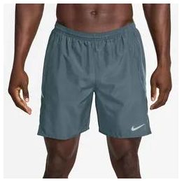 Laufshorts Nike "M NK DF MILER 7IN 2IN1 SHORT", Herren, Gr. XL, N-Gr, mineral slate, reflective silv, Obermaterial: 100% Polyester, Hosen, sportlicher Stil, f&uuml;r Laufen, aus Polyester, f&uuml;r Erwachsene