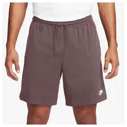 Shorts Nike SPORTSWEAR "Nike Club Men's Knit Shorts", Herren, Gr. XXL, N-Gr, tattoo, wei&szlig;, Obermaterial: 100% Baumwolle, Hosen Shorts, atmungsaktives Material, relaxte Passform, mit Eingrifftaschen