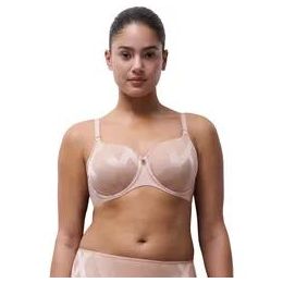 B&uuml;gel-BH Chantelle "GLAZE", Damen, Gr. 85, Cup D, soft pink, Obermaterial: 74% Polyamid, 26% Elasthan, BHs B&uuml;gel-BH, grafisches Gewebe mit matten und schimmernden Kontrasten