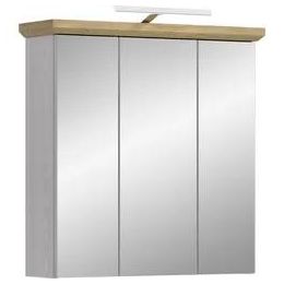 Spiegelschrank Welltime "COSENZA", sibiu l&auml;rche nb, B:69cm H:71cm T:21cm, FSC-zertifizierter Holzwerkstoff, Schr&auml;nke, Spiegelschrank, Spiegelschrank, Spiegel, Bad, Badezimmer