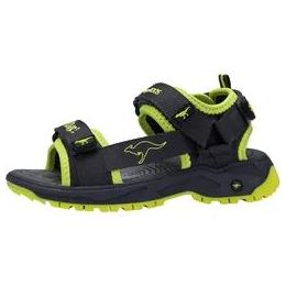 Sandale Kangaroos "K-AS JAMIE", M&auml;dchen, Gr. 28, raven, dino, Mesh, Synthetik, Schuhe Sandale