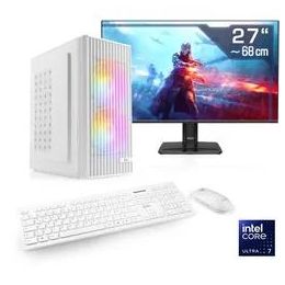 CSL Gaming-PC-Komplettsystem "Spectrum V25259", Energieeffizienz: E (A-G), wei&szlig;, Microsoft Windows 11 Home (64 Bit), 32 GB RAM 1.000 GB SSD, Computer_Komplettsysteme