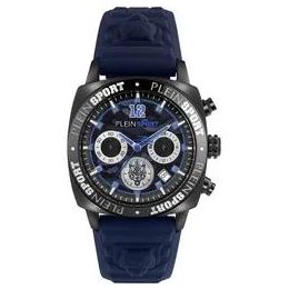 Luxusuhr Plein Sport "Wildcat Chrono", 24, navy, Armbanduhren, Herren