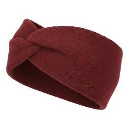 Stirnband styleBREAKER "Feinstrick Stirnband Twist Knoten", Damen, rot (bordeaux, rot), Obermaterial: 100% Viskose CV., Modisch, M&uuml;tzen Stirnband