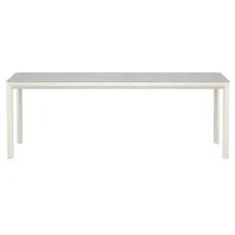 Gartentisch VENTURE HOME "Lino, stabile Esstafel f&uuml;r den Au&szlig;enbereich", beige, beige, grau, B:100cm H:74cm T:220cm, Tische, Gartentisch, Outdoortisch, Terrassentisch mit Aluminiumgestell