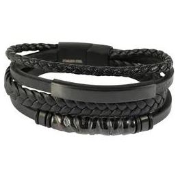 Adelia&acute;s Armband ADELIA ́S "Herren Armband &ndash; Lederarmband aus Leder 19 cm", schwarz, Armb&auml;nder, Damen, 19cm, Leder, Armband, Ein kleines Geschenk mit gro&szlig;er Wirkung