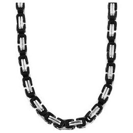 Adelia&acute;s Kette ohne Anh&auml;nger ADELIA ́S "Herren Halskette &ndash; K&ouml;nigskette aus Edelstahl 60 cm", schwarz, Halsketten, Herren, 60cm, Edelstahl, Ideal als Geschenk zum Jubil&auml;um