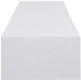 Tischl&auml;ufer Delindo Lifestyle "WIEN" Gr. 1, wei&szlig;, B:140cm L:40cm, Polyester, Tischdecken, Fleckabweisend, pflegeleicht, 180 g/m&sup2;