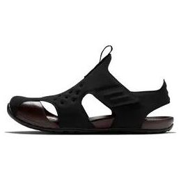 Badesandale Nike SPORTSWEAR "Sunray Protect 2", M&auml;dchen, Gr. 35, schwarz, wei&szlig;, Synthetik, Schuhe