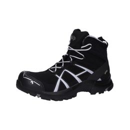 Sicherheitsschuh HAIX "Black Eagle Safety 40.1 mid" Gr. 4, schwarz, silber, 4, Obermaterial: 100% Nylon NY., Schuhe