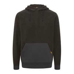 Longpullover INDICODE "Sweatshirtkapuzenpul IDLance", Herren, Gr. M, grau (raven), Obermaterial: 100% Polyester PES., Sweatshirts Longpullover