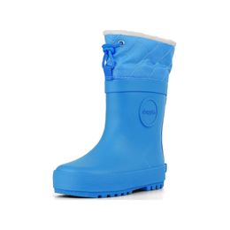 Winterstiefel Druppies "Kinder-Winterstiefel" Gr. 29, blau, 29, Obermaterial: 100% Naturkautschuk NaRubber., Schuhe, Winterstiefel