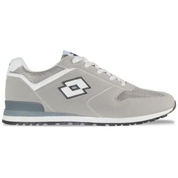 Sneaker Lotto, Herren, Gr. 36, leuchtendesgrau, wei&szlig;, Kunstfaser, Synthetik, gepflegt, Schuhe Sneaker, - leicht und bequem