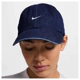 Baseball Cap Nike SPORTSWEAR "U NK CLUB CAP U CB DENIM 24 L", Herren, Gr. S, college navy, Obermaterial: 100% Baumwolle, Caps, sportlicher Stil, f&uuml;r Erwachsene, f&uuml;r sportliche Aktivit&auml;ten