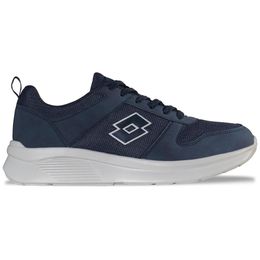 Sneaker Lotto, Herren, Gr. 37, navy, l'grau, Kunstfaser, Synthetik, unifarben, Schuhe Sneaker, - besonders leicht & bequem